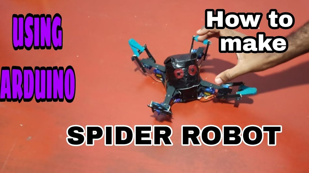 SPIDER ROBOT USING ARDUINO - YouTube