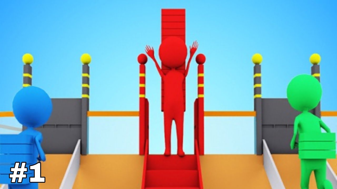 Bridge Race Gameplay 1 to 10 Level | Bridge Race Gameplay | No ...