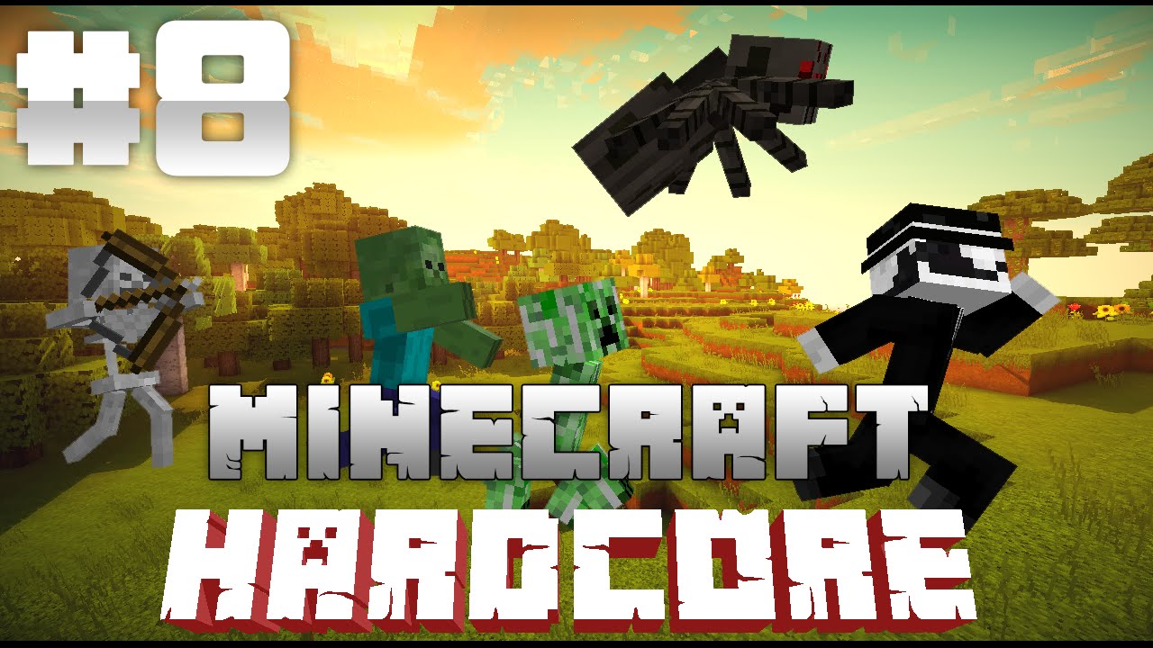 MINECRAFT HARDCORE #8 - LÀM TỦ SÁCH!! - YouTube