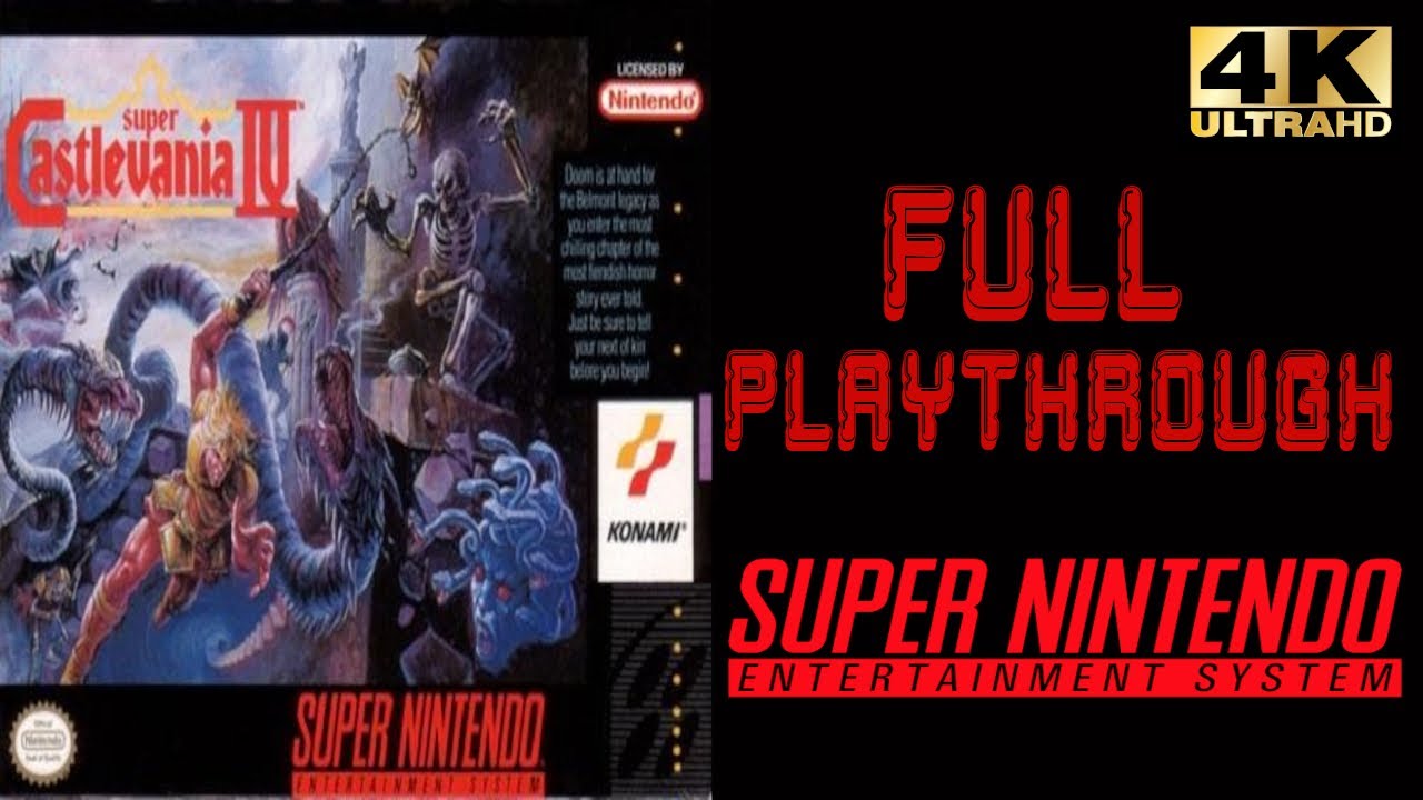 Super Castlevania 4 - Super Nintendo - Full Playthrough - YouTube