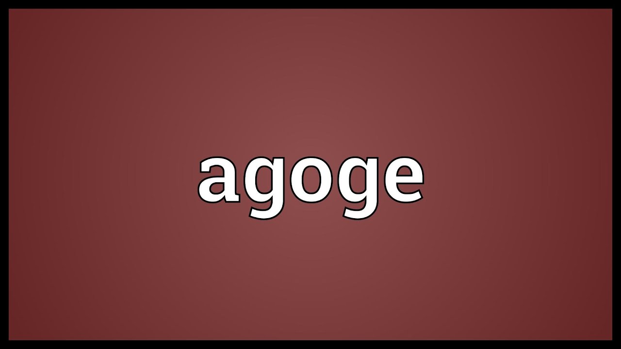 Agoge Meaning - YouTube