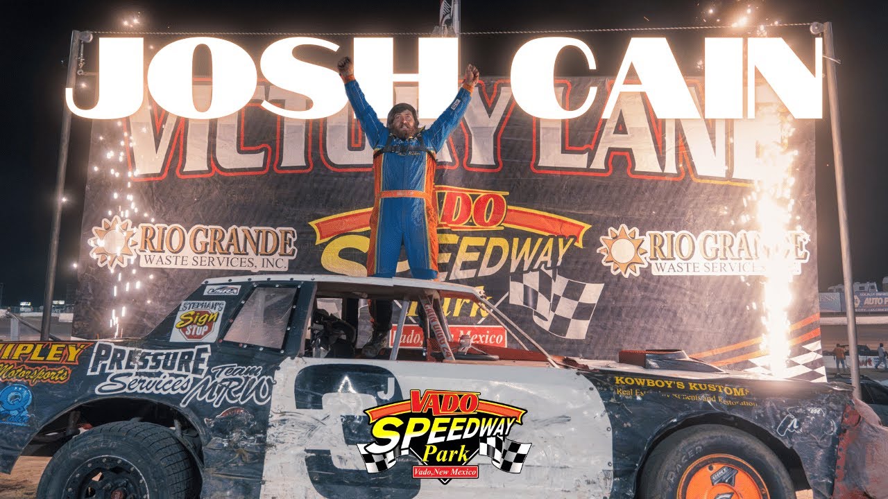 Josh Cain: 5th Victory of the Year in Stock Cars at Vado Speedway ...