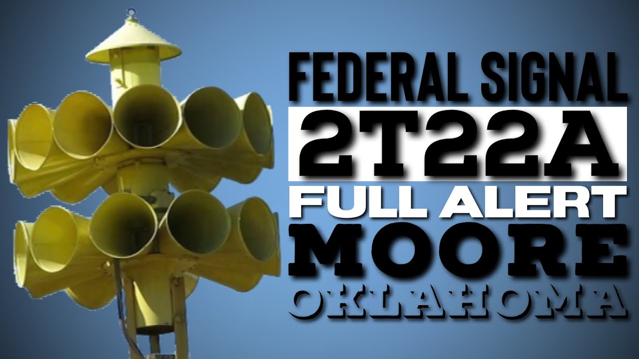 Federal Signal 2T22A | Full Alert | Moore, Oklahoma | 12/11/21 (New ...