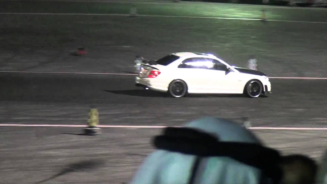 C63 AMG (2) // Formula Drift Qatar - YouTube
