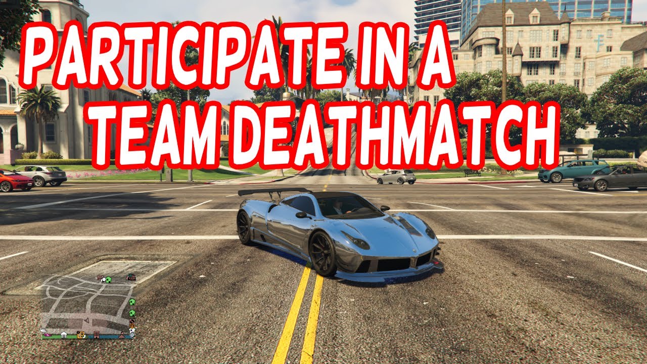 GTA 5 - Participate in a TEAM DEATHMATCH (Daily Objective) - YouTube