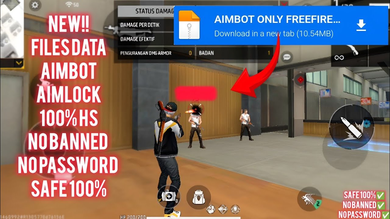 NEW‼️FILES AIMBOT & AIMLOCK 100% HS‼️NO PASSWORD NO BAN SAFE 100% - YouTube