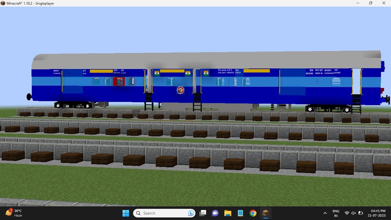 FIRST REALISTIC COACH/BRAKE VAN AND LUGGAGE COACH /ब्रेक यान एवं सामान ...