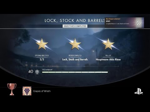 Sniper Elite Resistance Authentic Lock-Stock-&-Barrels Locate Last Remaining-Kleine-Blume-Warheads