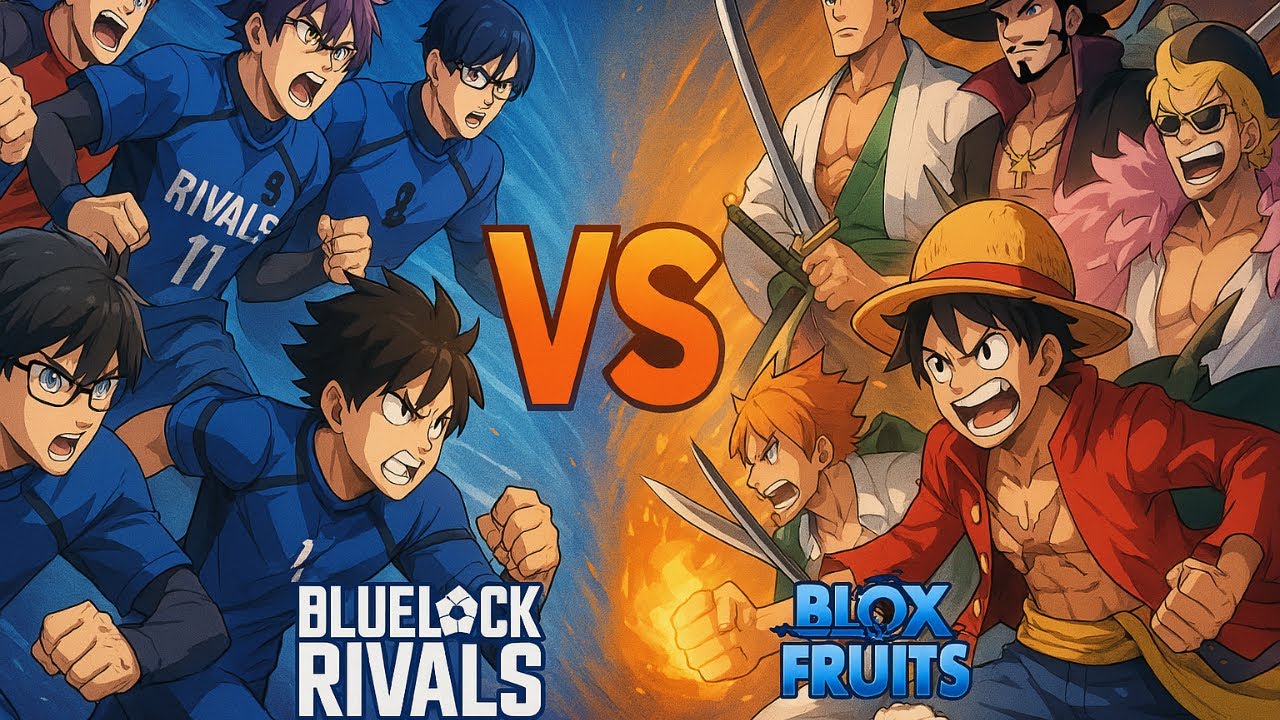 BLUE LOCK RIVALS é melhor do que BLOX FRUITS? - YouTube