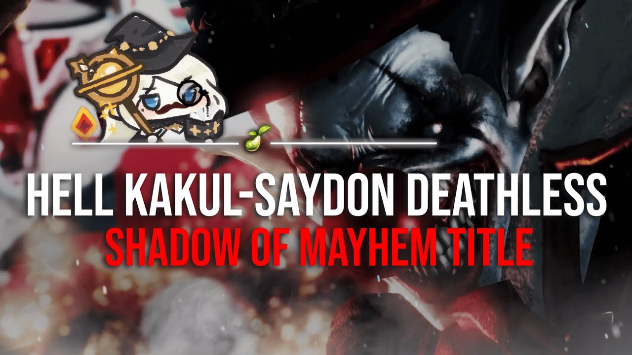 LOST ARK - Deathless Hell Kakul-Saydon 'Mayhem Shadow' Title - YouTube