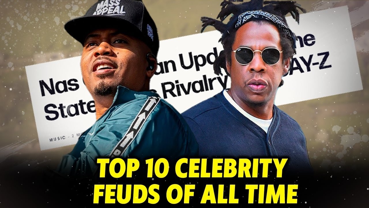 Top 10 Celebrity Feuds of All Time - YouTube