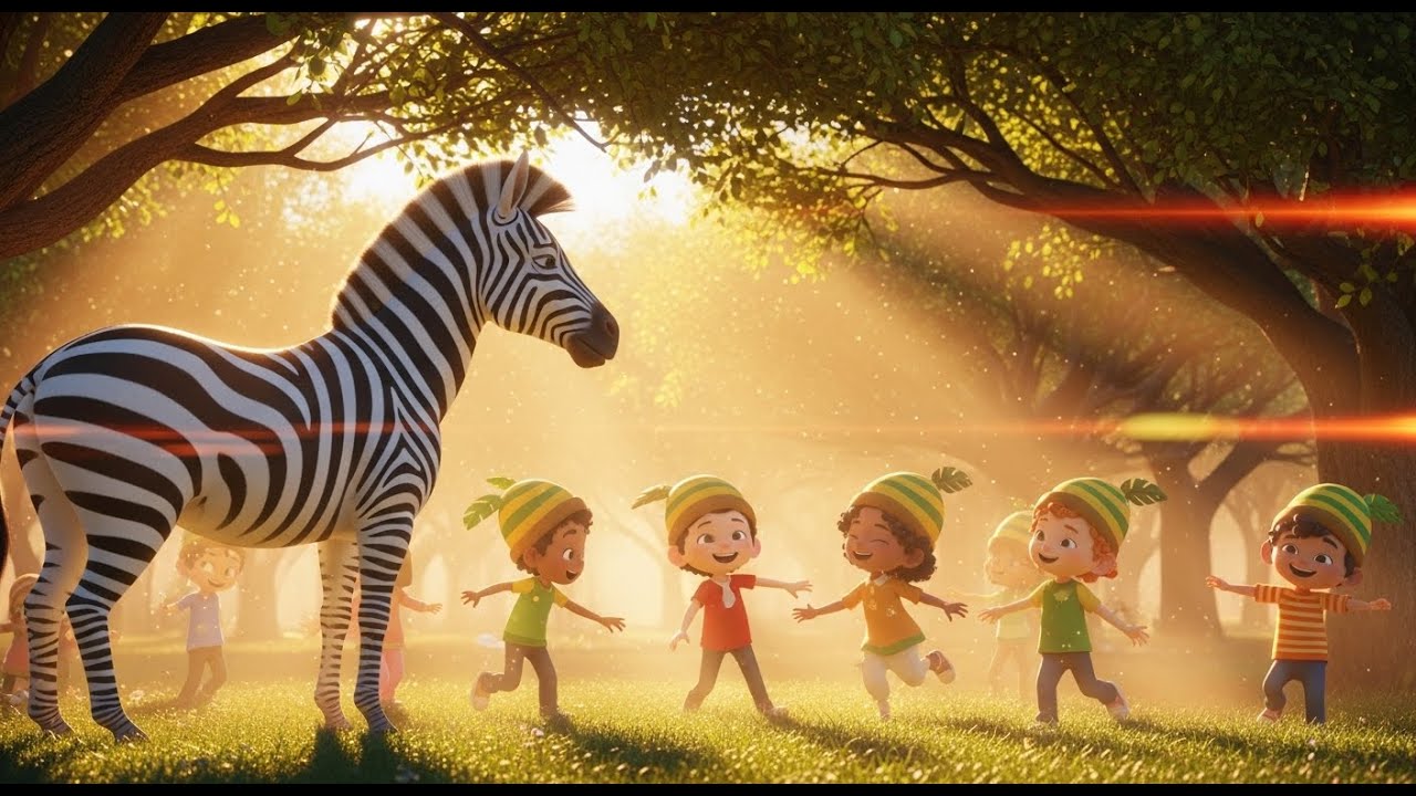 Zebra Song – Count the Stripes! | Fun Counting Rhyme for Kids | Playful ...