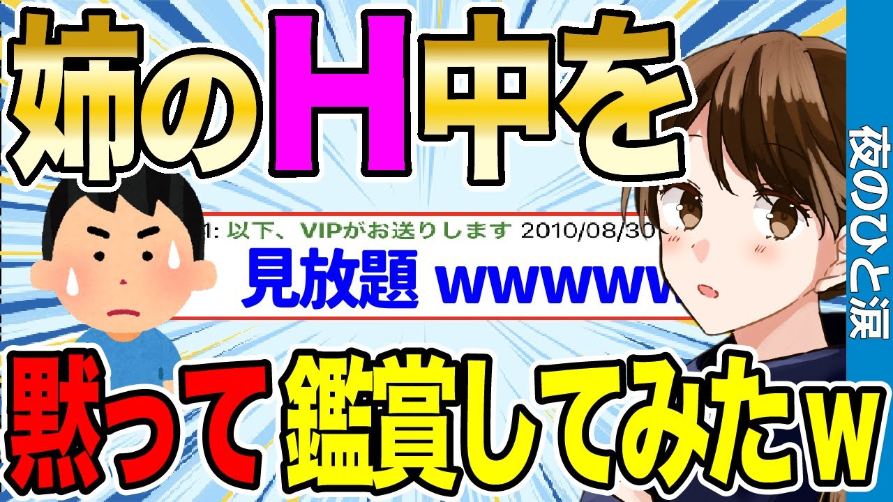 【2ch伝説スレ】姉のH中を黙って鑑賞してたらとんでもない事実が判明したwwww【ゆっくり解説】 - YouTube