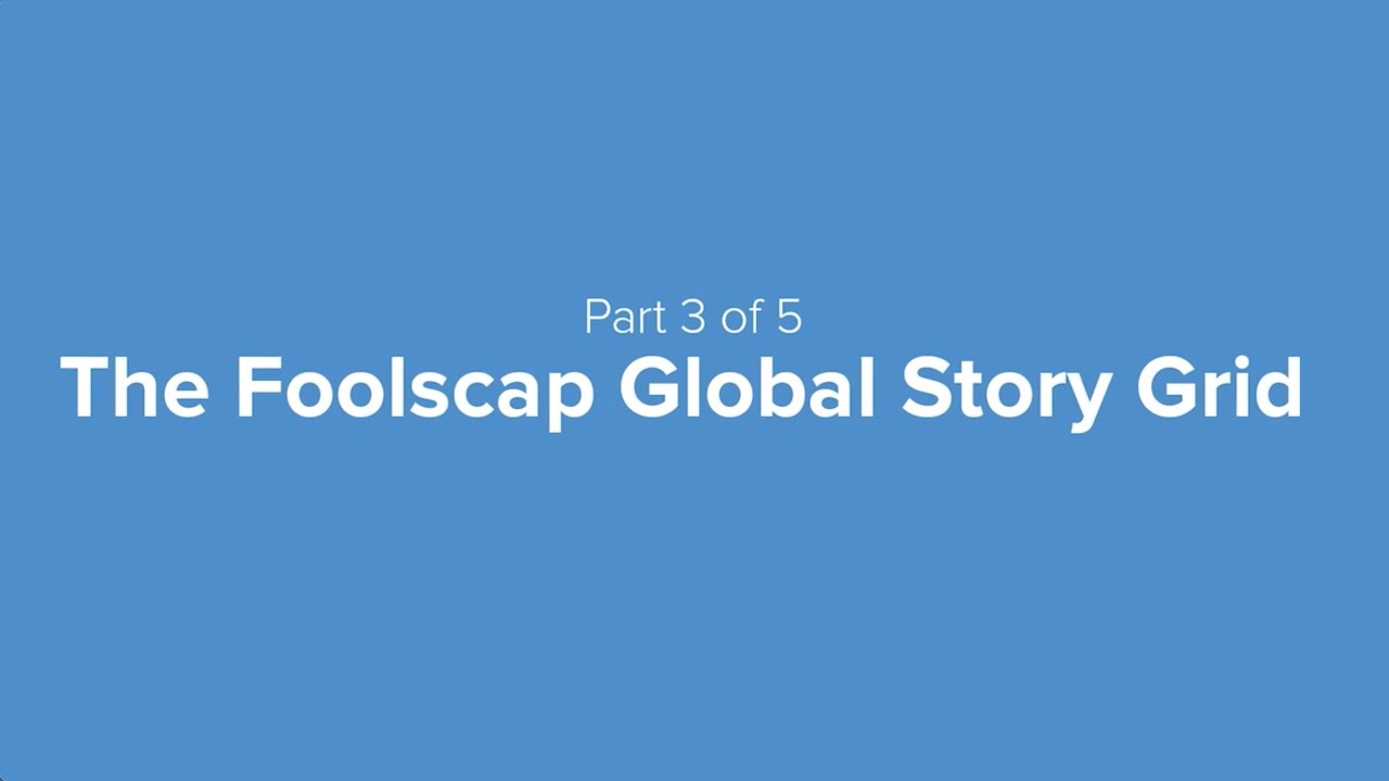 Story Grid Introduction - Foolscap - YouTube