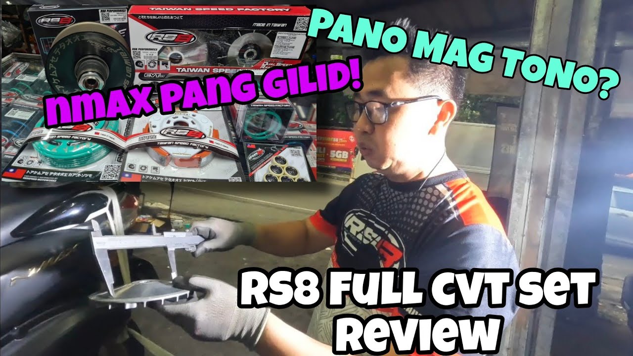 RS8 FULL CVT SET REVIEW | NMAX V2 | PAANO MAG TONO - YouTube