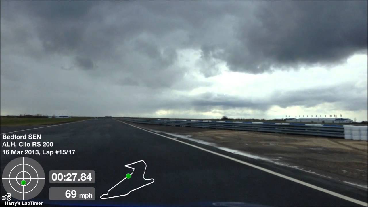 Bedford Autodrome SEN Circuit Trackday - Clio RS 200 - YouTube