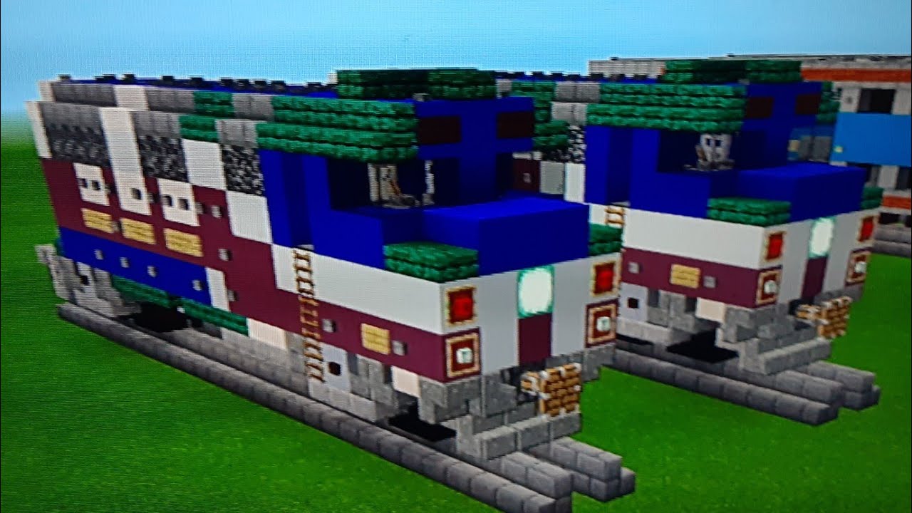 Minecraft Altamont Commuter Express EMD F40PH-3C Train Tutorial - YouTube