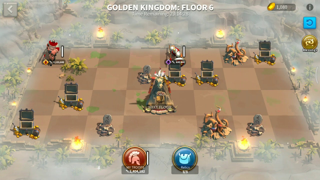 RoK Golden Kingdom Solo March Floor 6 - YouTube