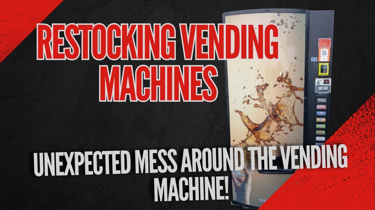 Restocking Vending Machines – Dealing with the Mess Around It! - YouTube