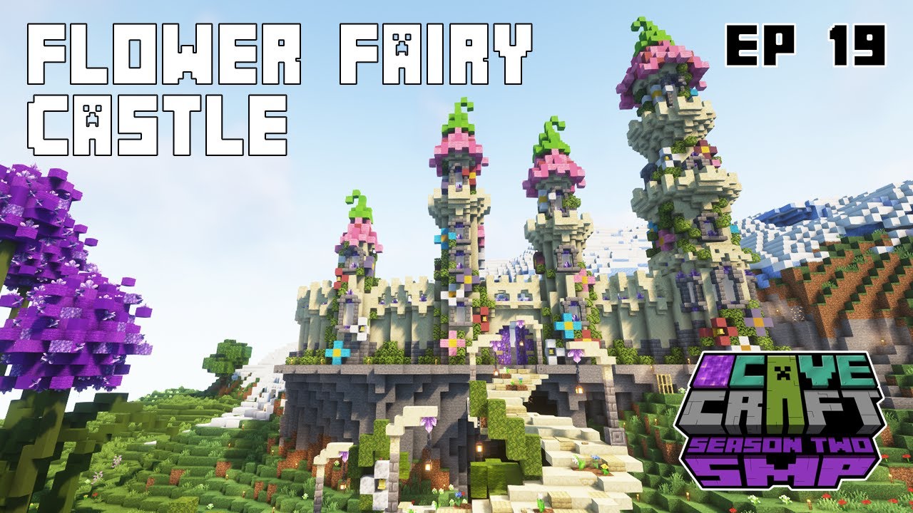 Minecraft Survival Fantasy Builds CaveCraft Ep19 | The Castle Gate ...