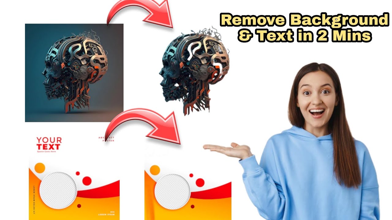 Remove Background 📸 & Text Easily | Tutorial Video - YouTube