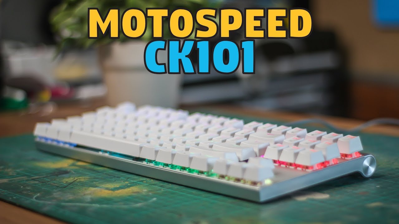 Motospeed CK101 Mechanical Keyboard - Unboxing & Review - YouTube