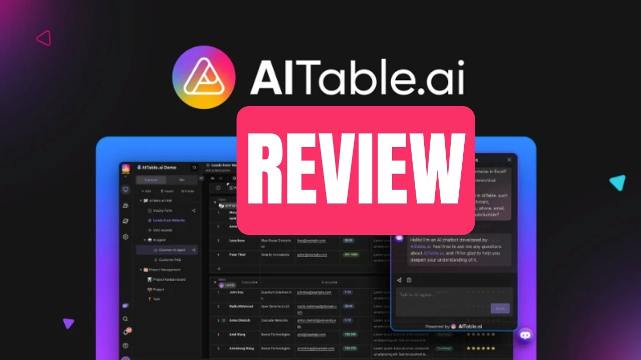 AiTable Video Review: Spreadsheet-Style Databases - Project Management ...