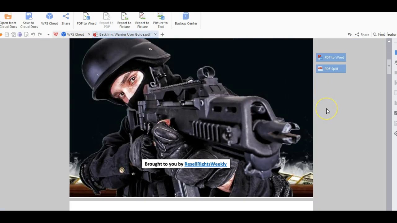 Backlinks Warrior Software - The Wholesale PLR Store Preview - YouTube