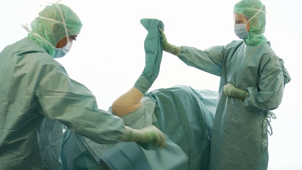 Draping instructions for the BARRIER shoulder set 60002 - YouTube