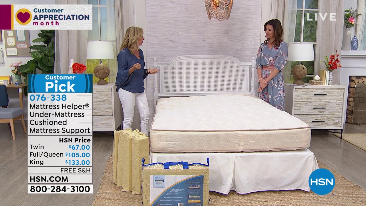 Mattress Helper UnderMattress Support Twin - YouTube