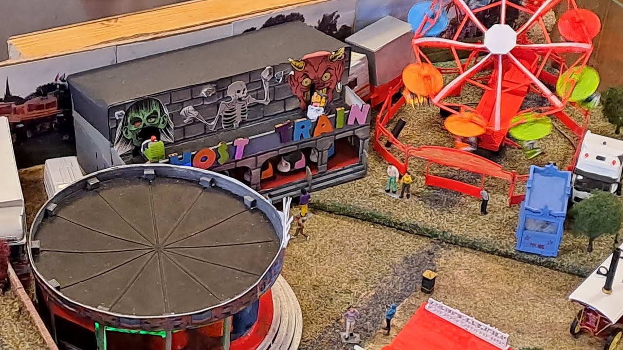 Miniature Fair Ground | #GhostTrain | #Walzer | #FunFair | # ...