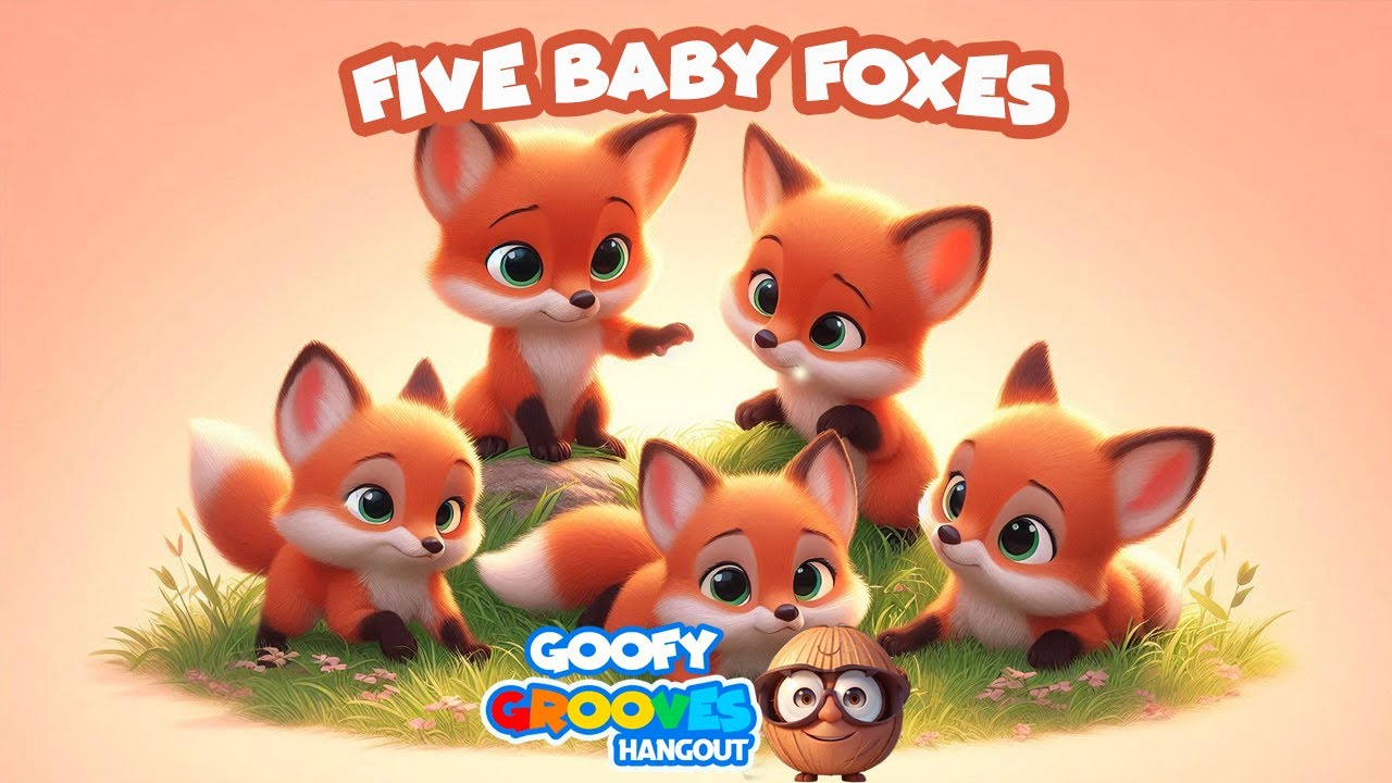 "🦊 Five Frisky Fox Kits | Counting & Colors Song for Toddlers 🎨" - YouTube