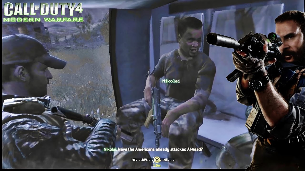 Saving Russian Soldier Nikolai | Call of duty 4 Modern Warfare part 3 ...