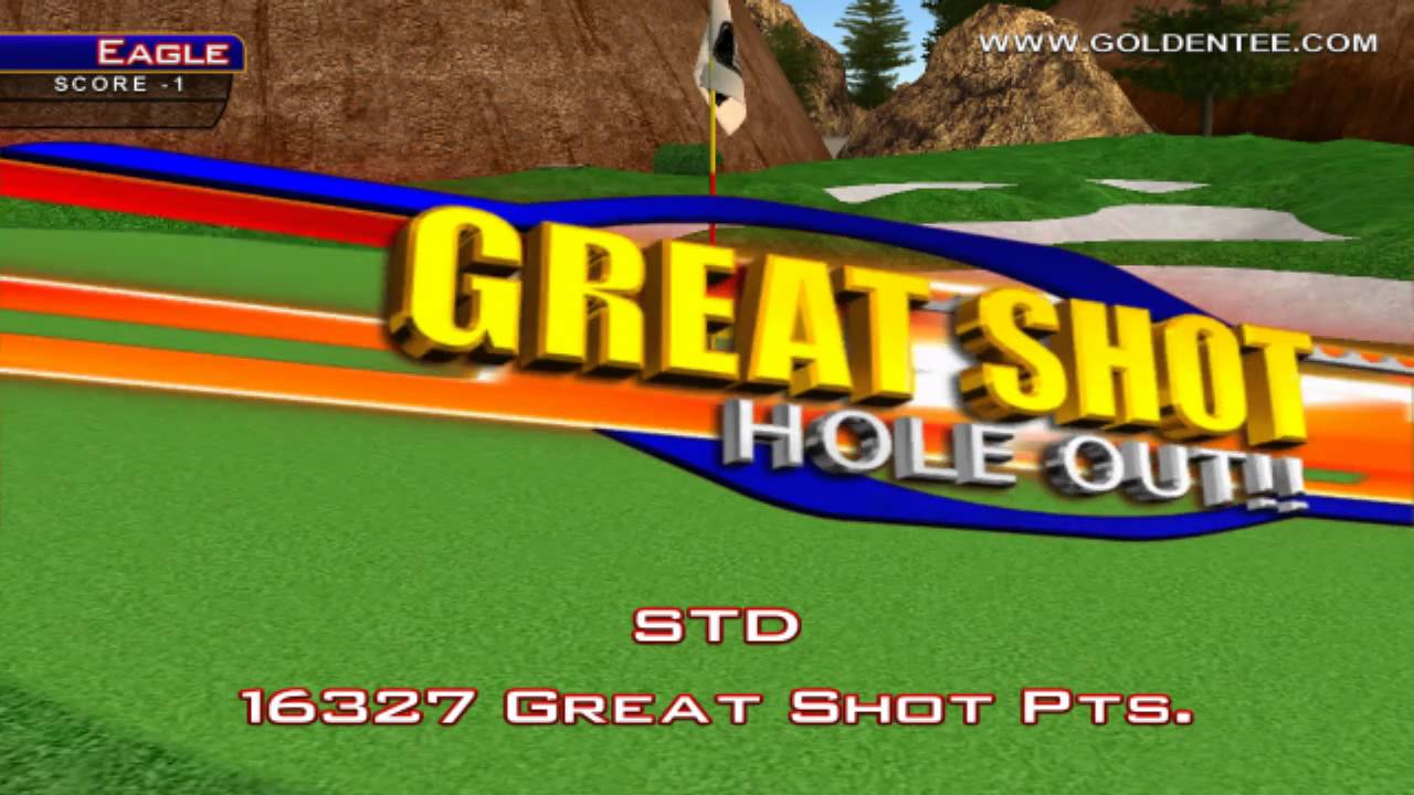 Golden Tee Great Shot on Timber Bay! - YouTube