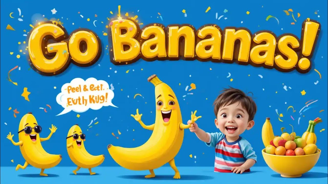 Yummy Bananas! Fun Banana Song for Kids | Sing & Dance - YouTube