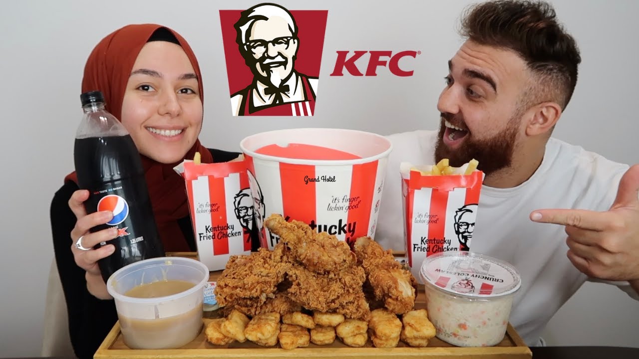 KFC MUKBANG | HOT & SPICY FRIED CHICKEN (KFC NEW ITEM), FRIES, CHICKEN ...