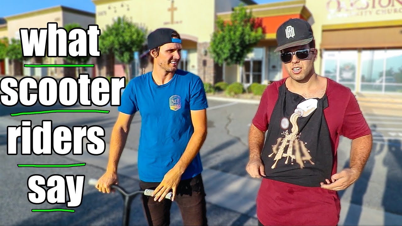SH*T SCOOTER RIDERS SAY! ft Raymond warner / Ryan Warner - YouTube