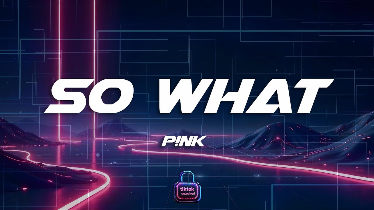 P!NK - So What (Lyrics) - YouTube