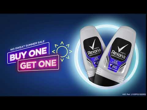 Rexona No Sweat Summer Sale - Buy 1, Get 1 on Rexona