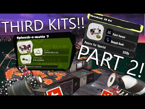 Giving THIRD KITS To EVERY Shooter (Part 2 | Short Range) Splatoon 3 ...