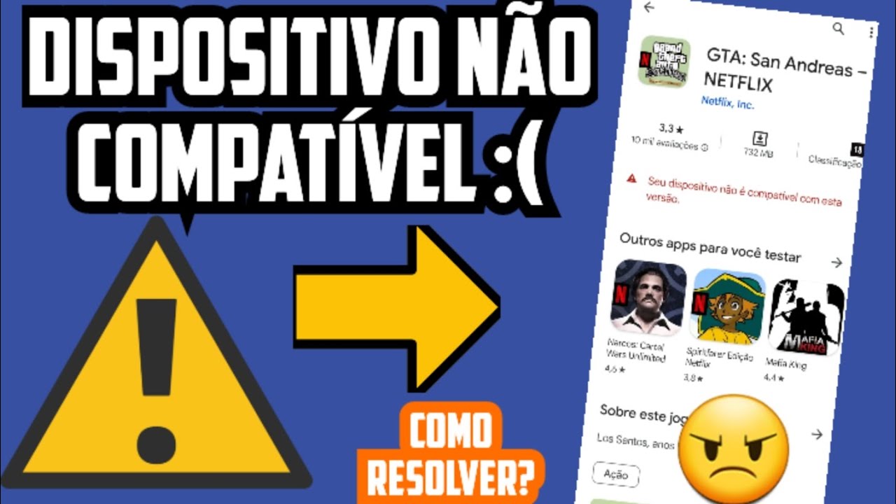 Gta: San Andreas- NETFLIX (NÃO COMPATÍVEL) Como resolver? - YouTube