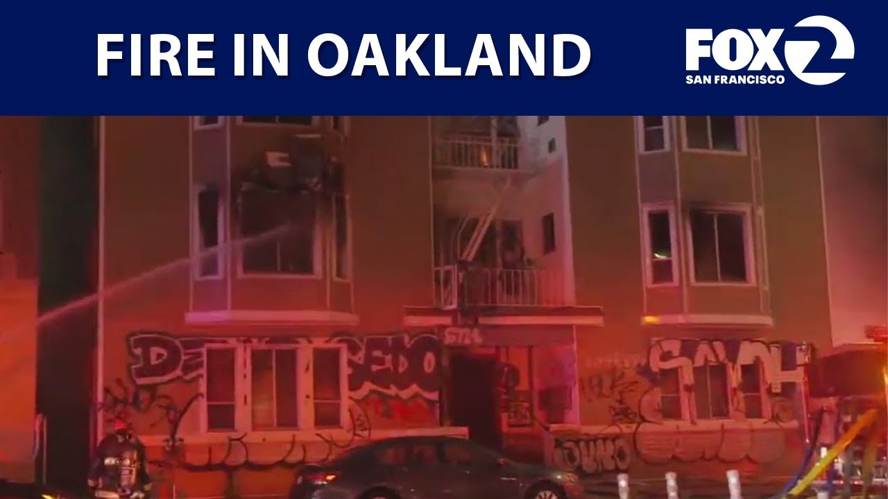 Empty apartment building on fire in Oakland | KTVU - YouTube