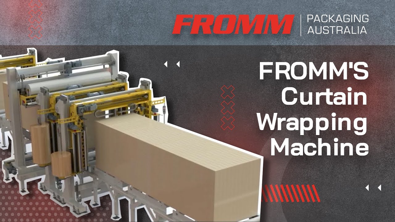 FROMM'S Curtain Wrapping Machine: The Fast & Easy Way to Wrap Timber ...