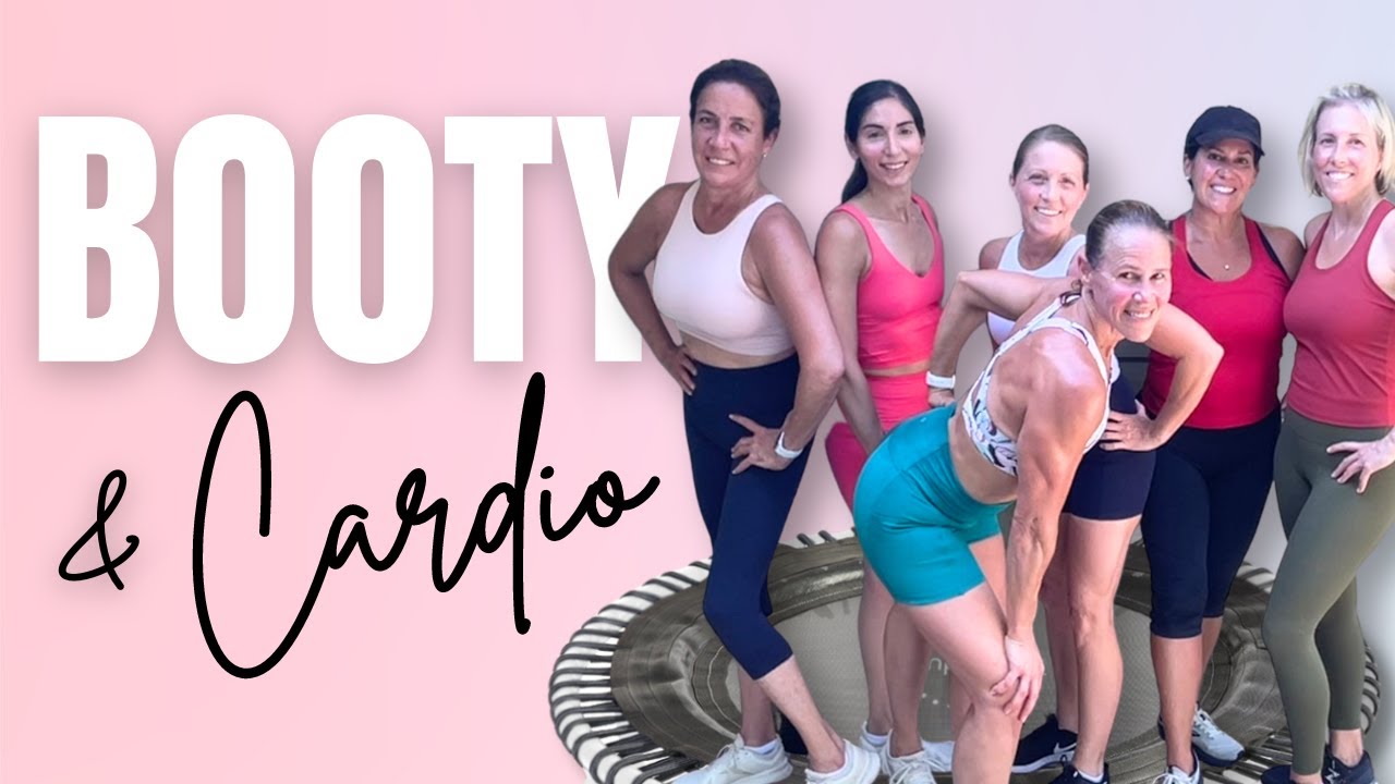 40 MIN Advanced Trampoline Cardio & Booty Pump // Advanced Series ...