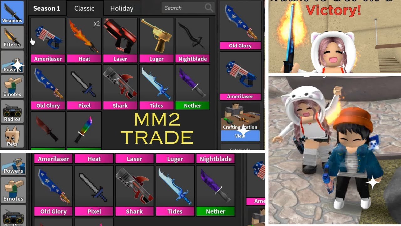 MM2 Trade |💕| Murder Mystery 2 | Roblox Türkçe - YouTube