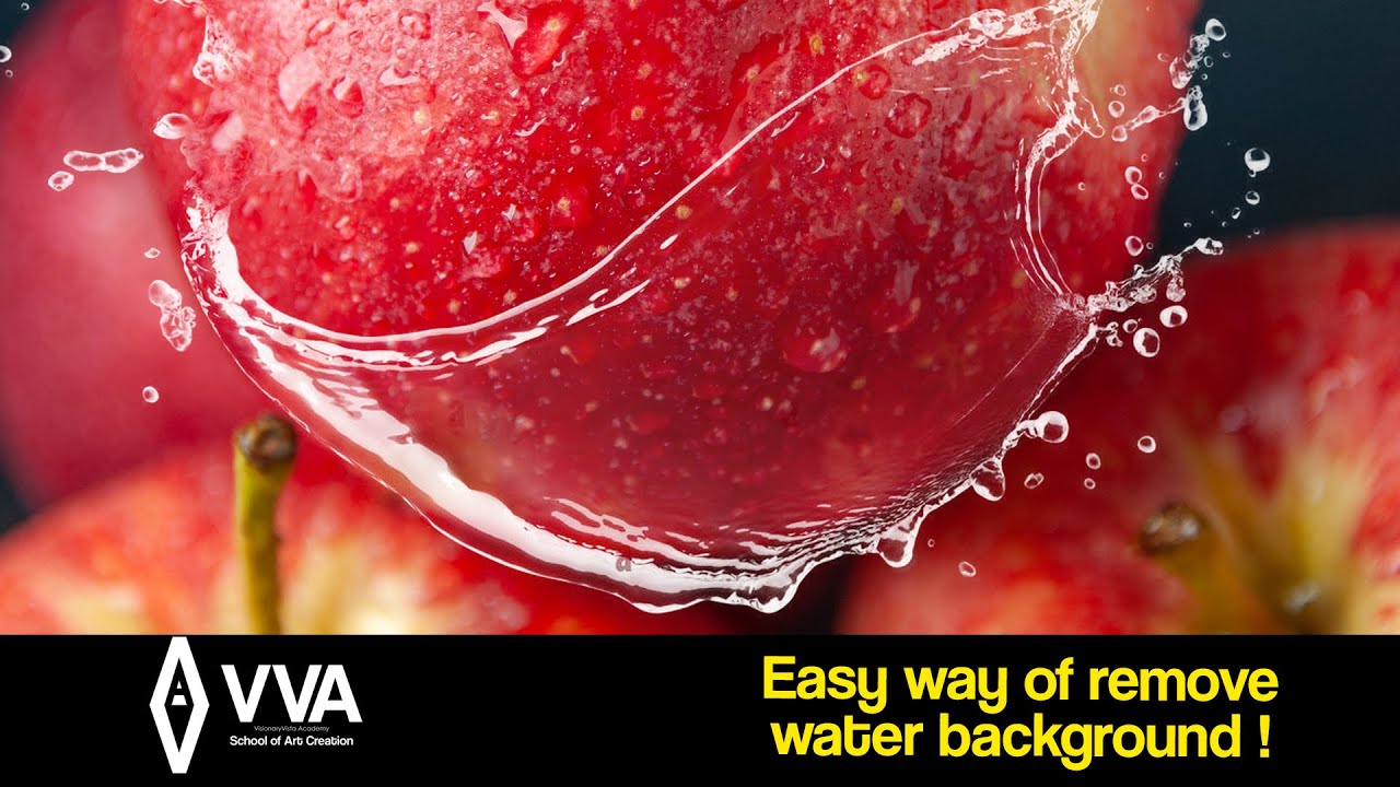 Easy way to remove white background from water ! - YouTube