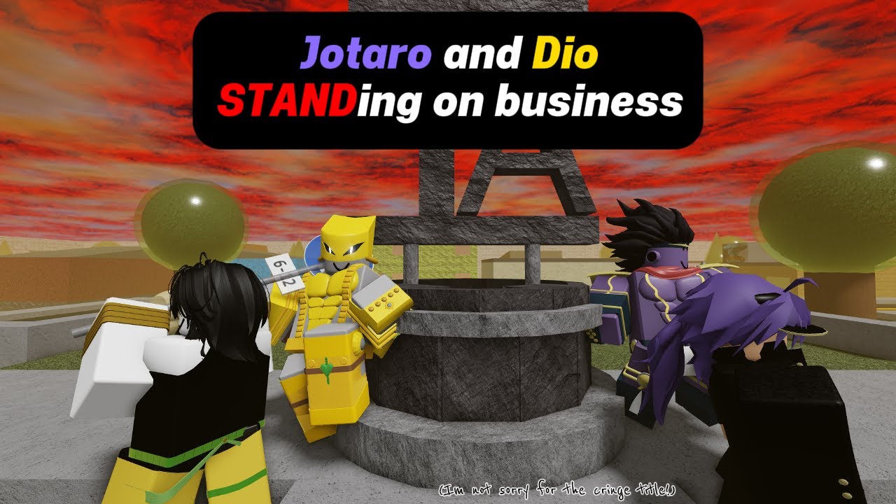 Jotaro and Dio STANDing on business (Uncertified) | Item Asylum - YouTube