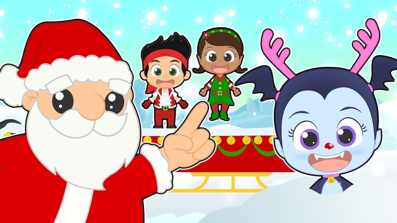 FIVE LITTLE HELPERS 🎅 Celebrate Christmas with Santa Claus | Christmas ...