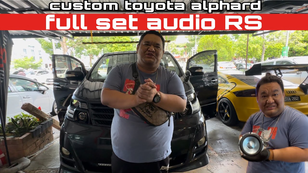 TOYOTA ALPHARD LAMA. AUDIO SISTEM BARU.. MEMANG PADU!!! - YouTube
