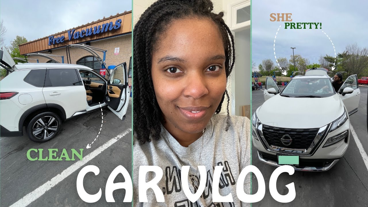 CLEAN AND ORGANIZE MY CAR| SPRING CLEANING VLOG | 2021 NISSAN ROUGUE ...